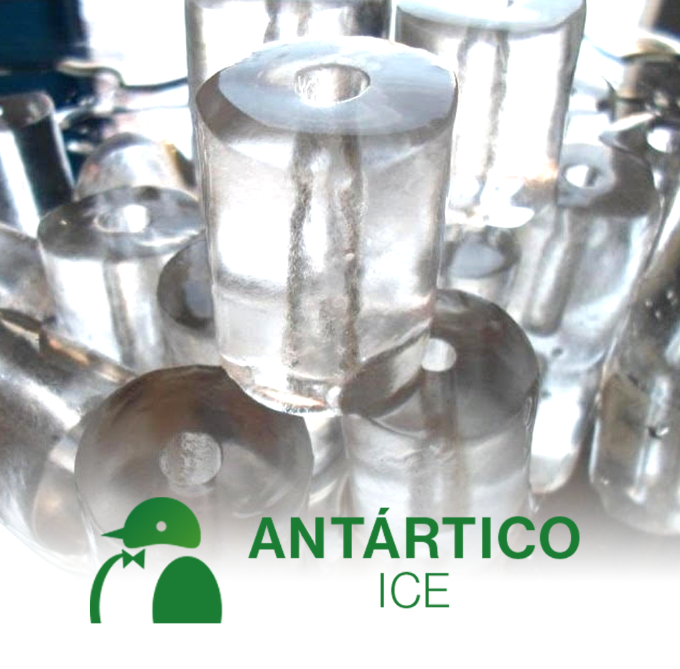 Antártico Ice,fábrica de hielo, zona norte